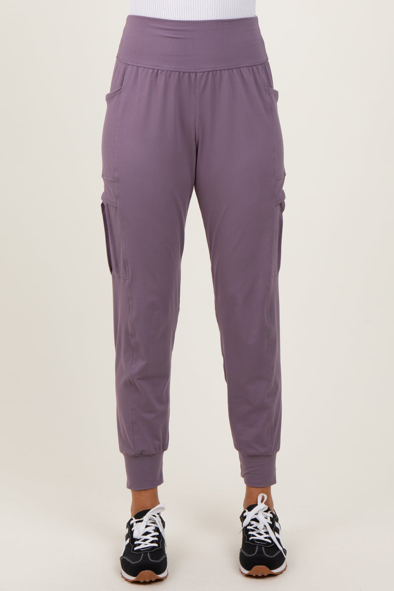 Violet Cargo Pocket Jogger Pants – PinkBlush
