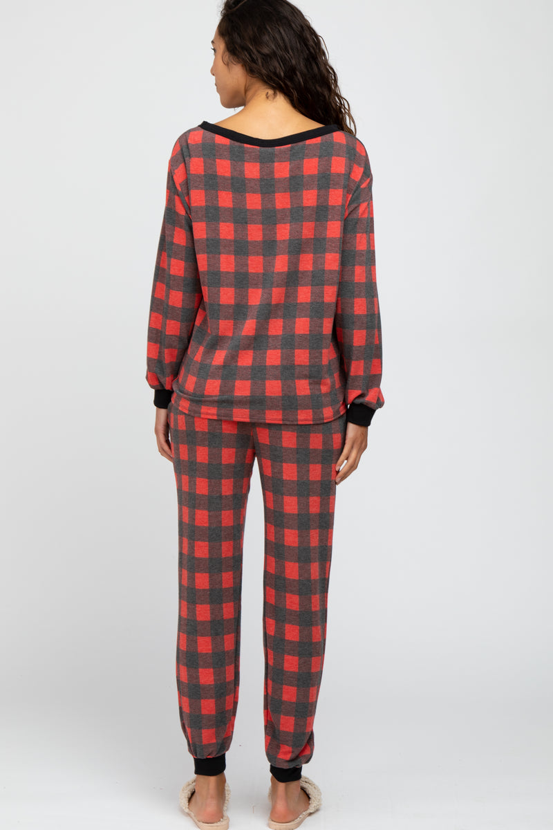 Red Plaid Pajama Set – PinkBlush