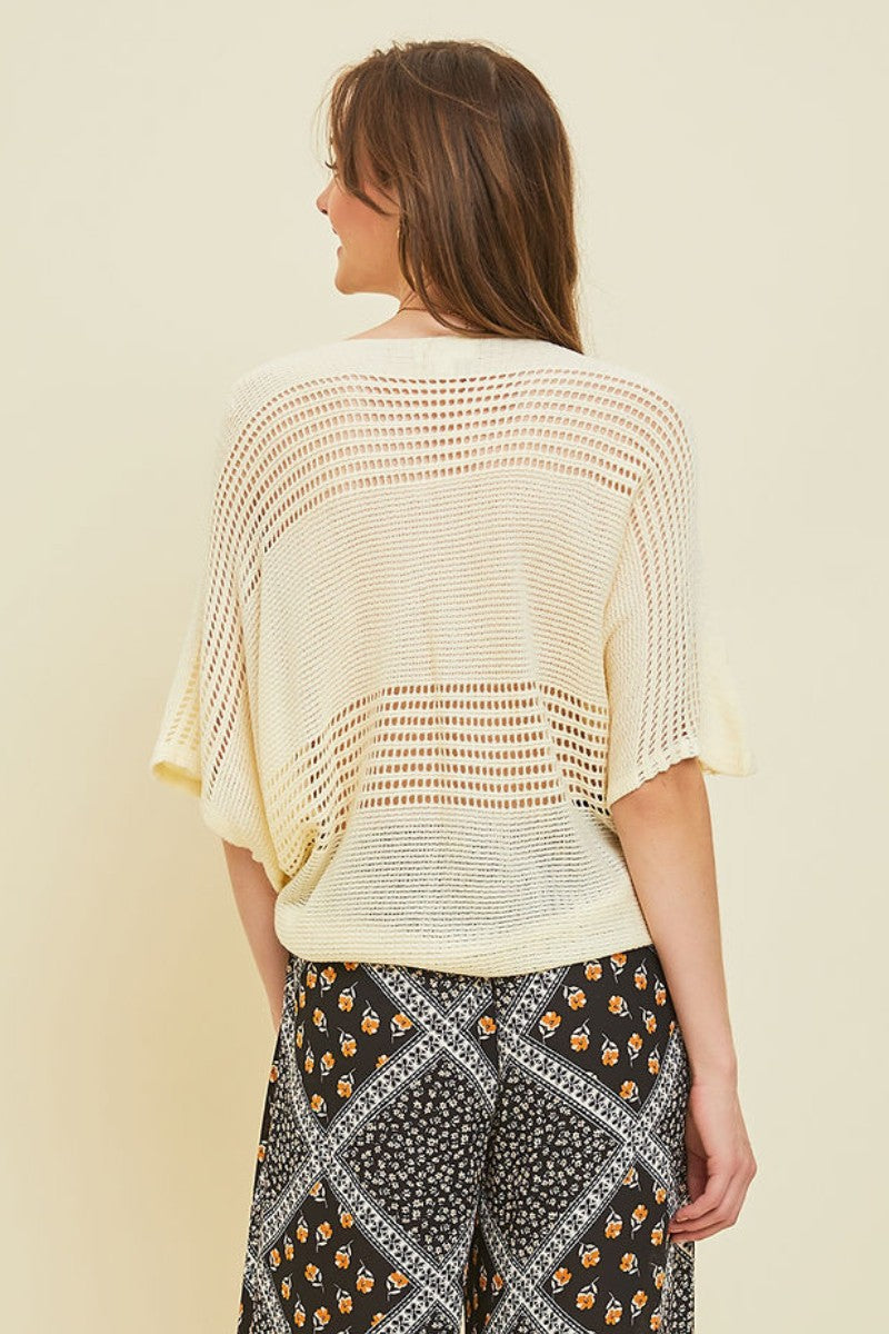 Cream Knit Top – PinkBlush