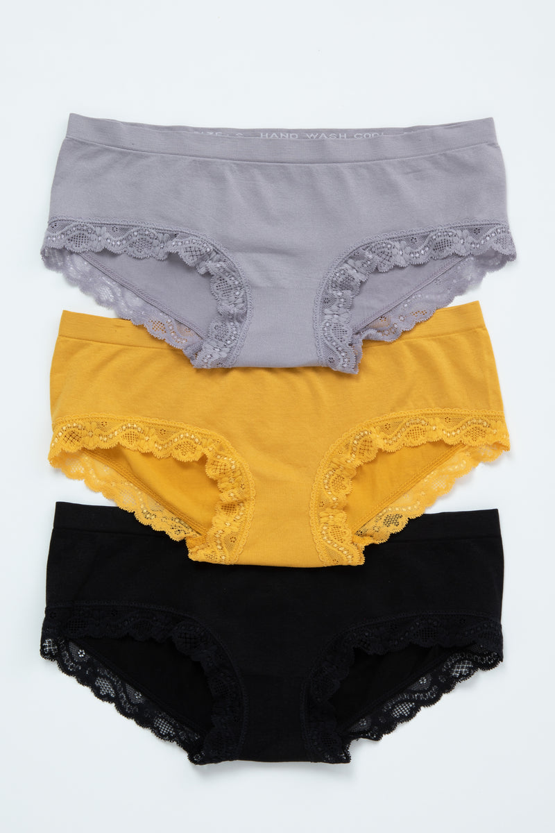 Multi-Color Lace Seamless Underwear Set – PinkBlush