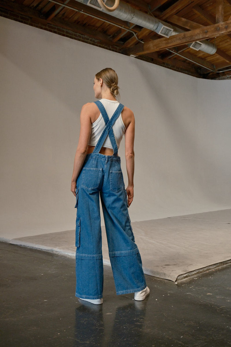 Denim Overall – PinkBlush